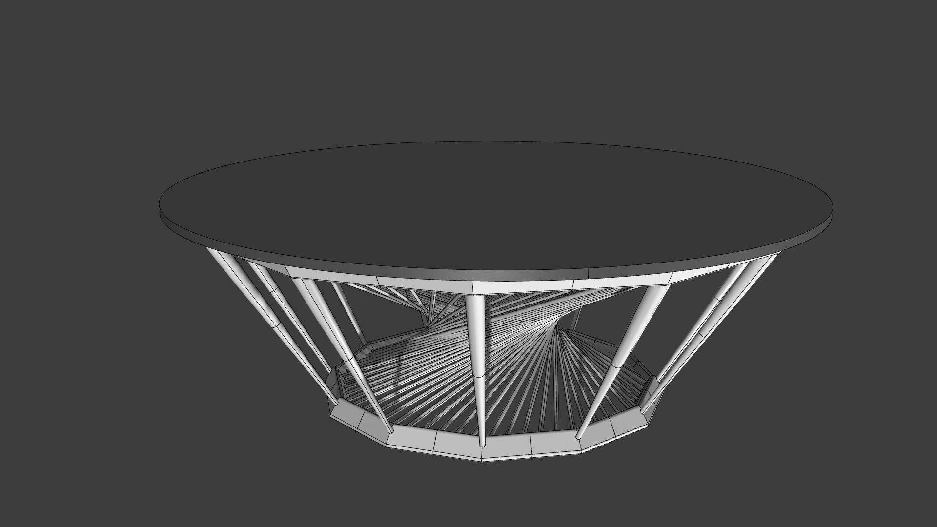 Spiral table - Rhinoceros 3D model | CGTrader