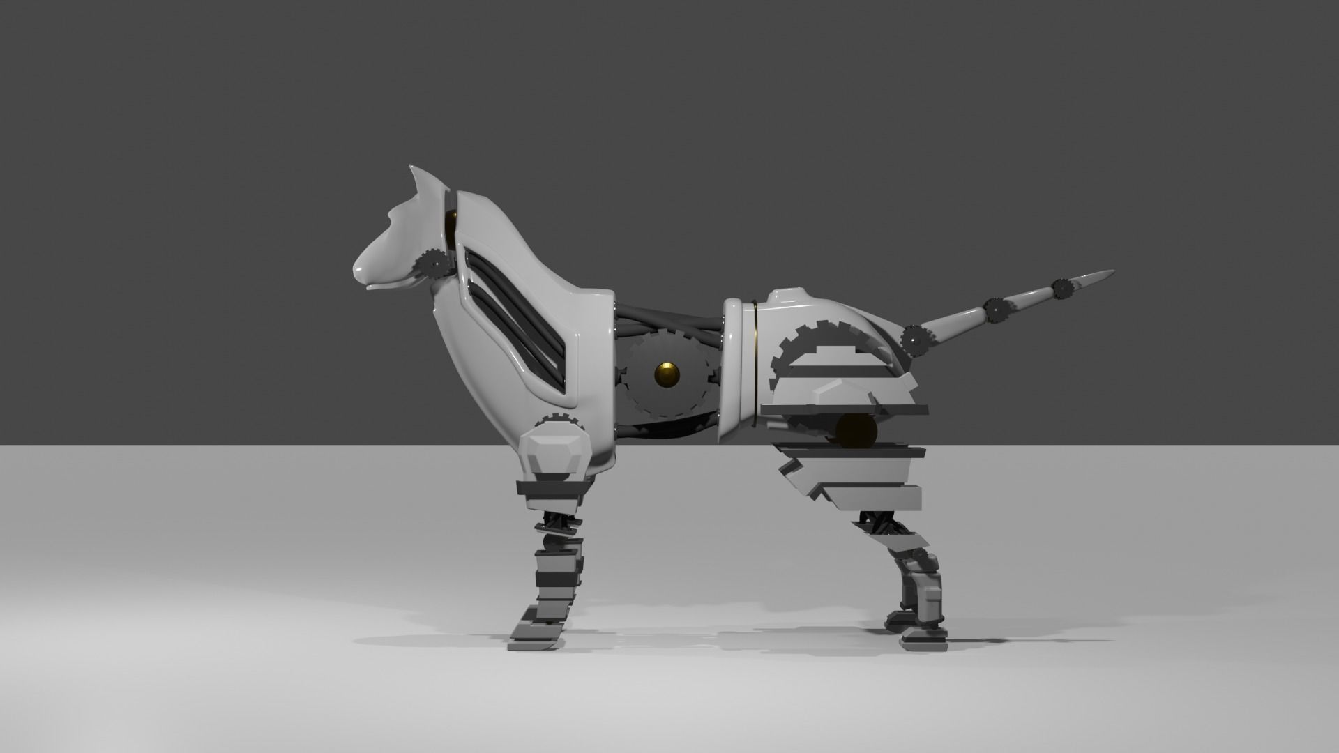 Robot Dog 3D model rigged | CGTrader