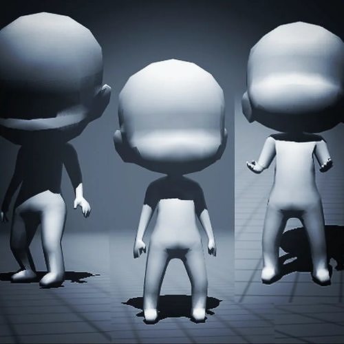 3D model Low Poly - Chibi Base Model VR / AR / low-poly | CGTrader