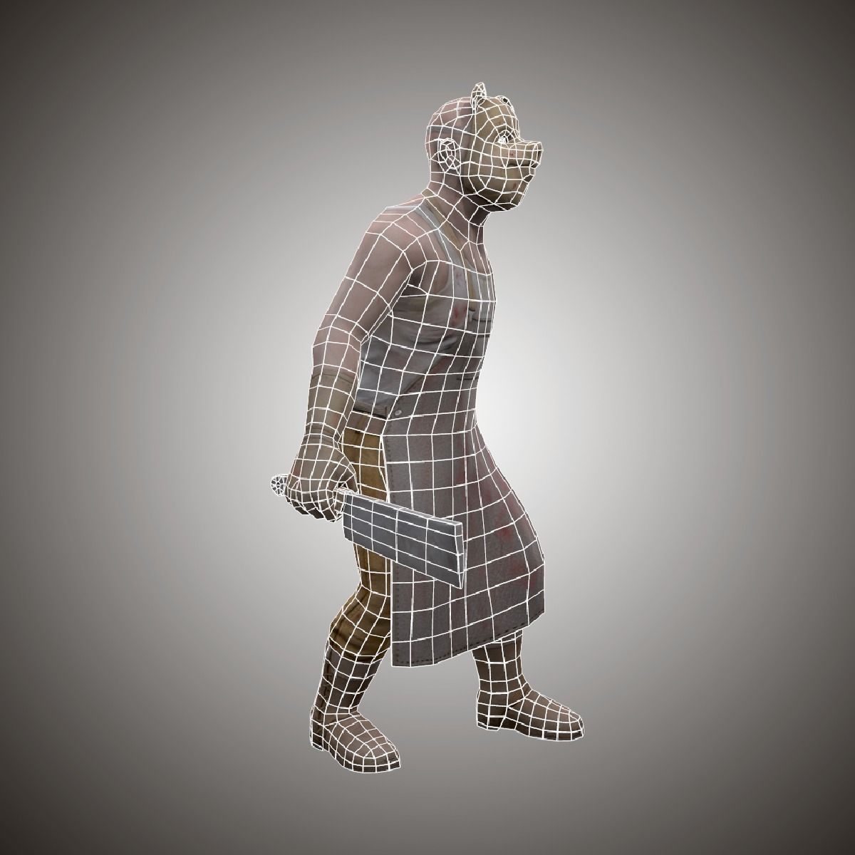 3D model Bloody Butcher VR / AR / low-poly animated | CGTrader