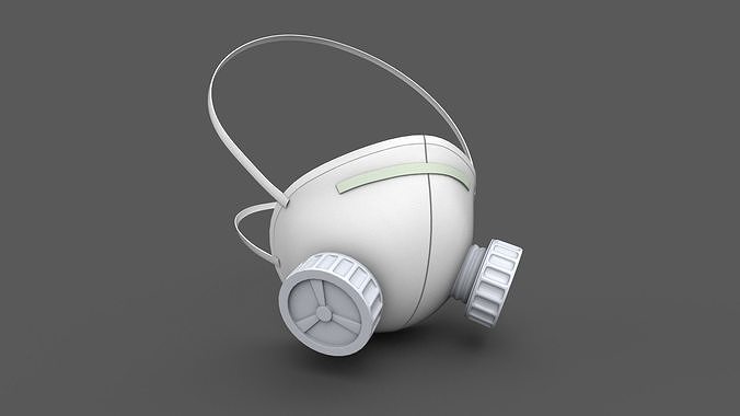 3D model Respirator Mask 2 VR / AR / low-poly | CGTrader
