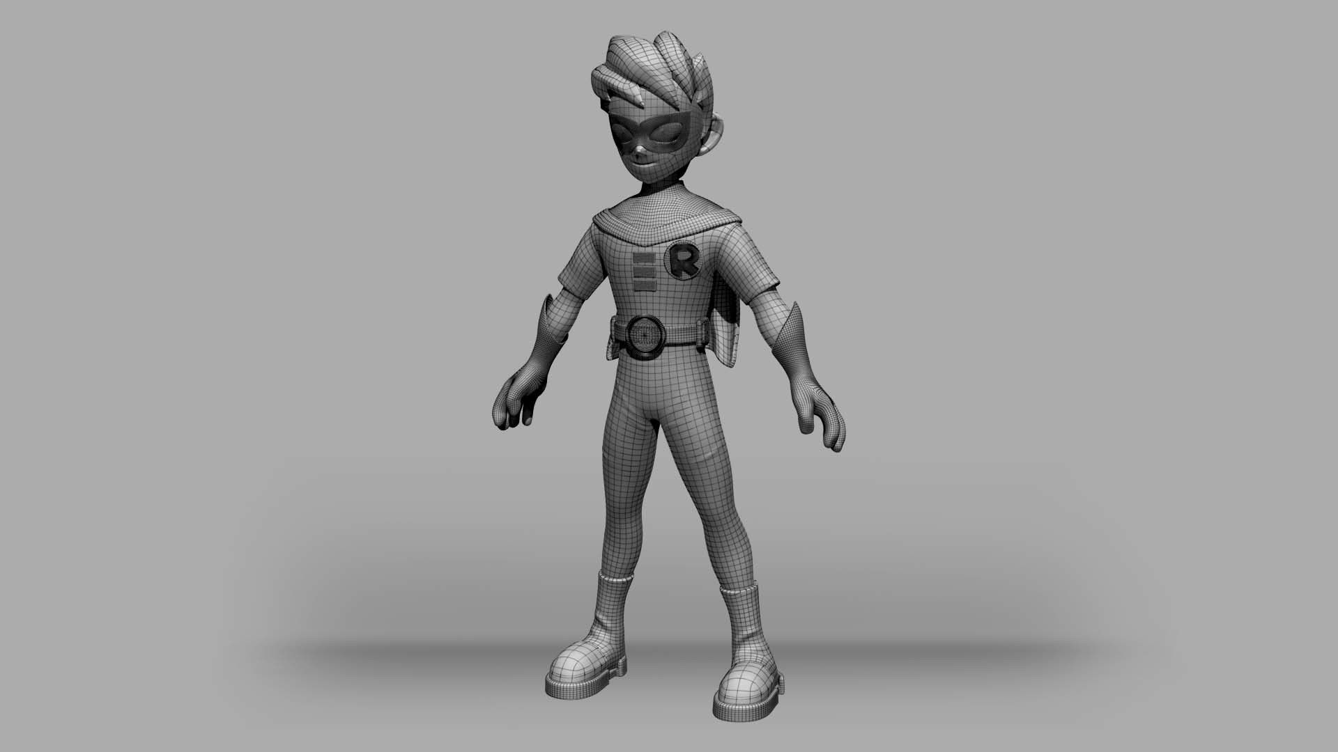 3D model Teen Titans Robin VR / AR / low-poly | CGTrader