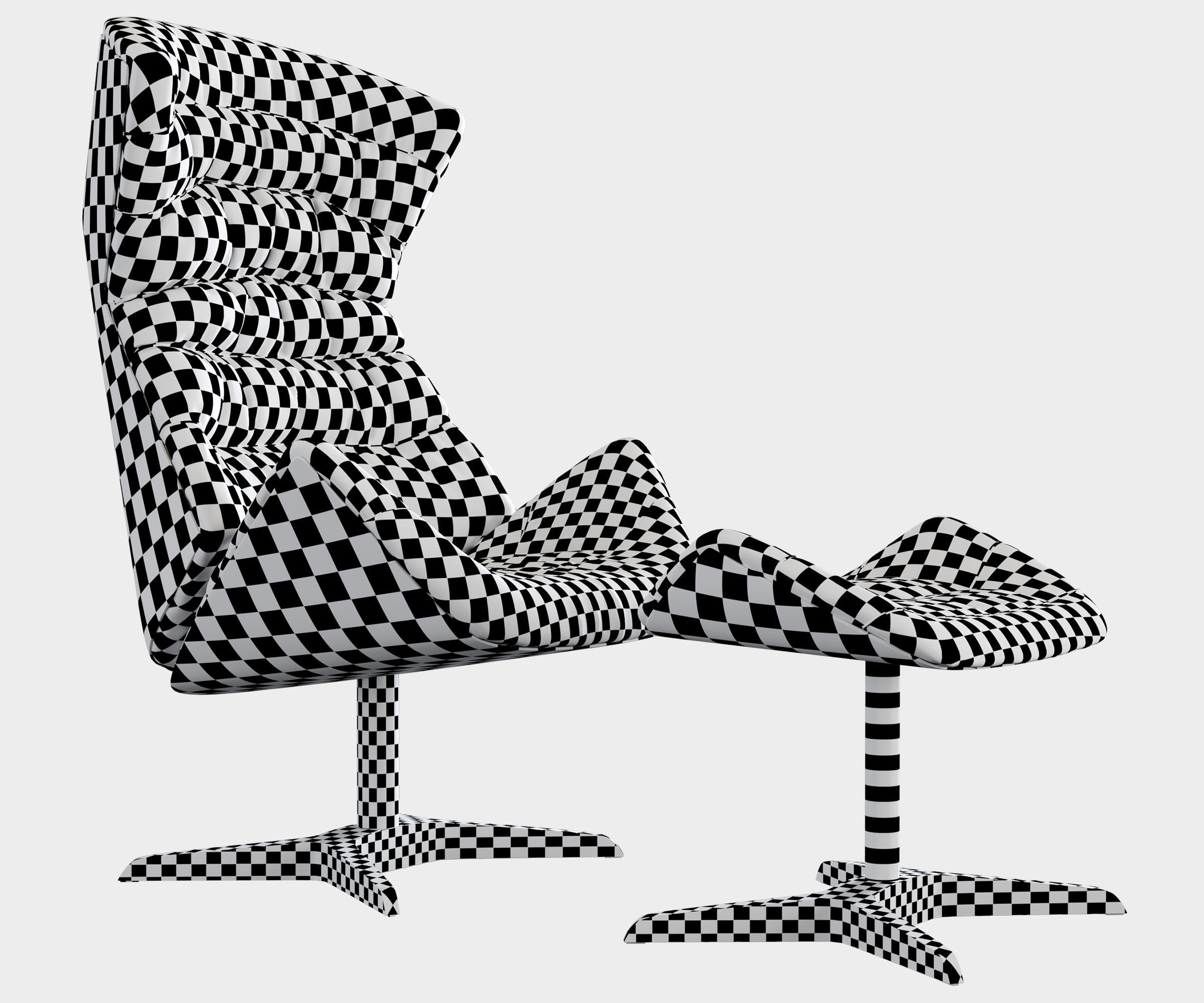 THONET 808 Lounge Chair 3D model | CGTrader