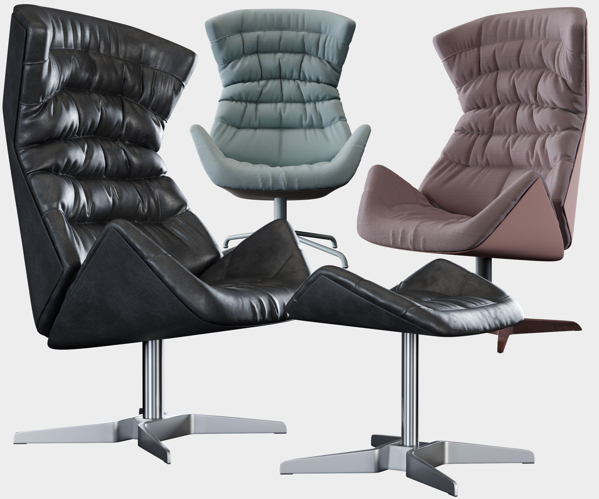 THONET 808 Lounge Chair 3D model | CGTrader