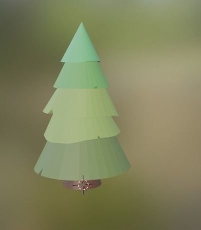 low poly high tree free 3D model | CGTrader