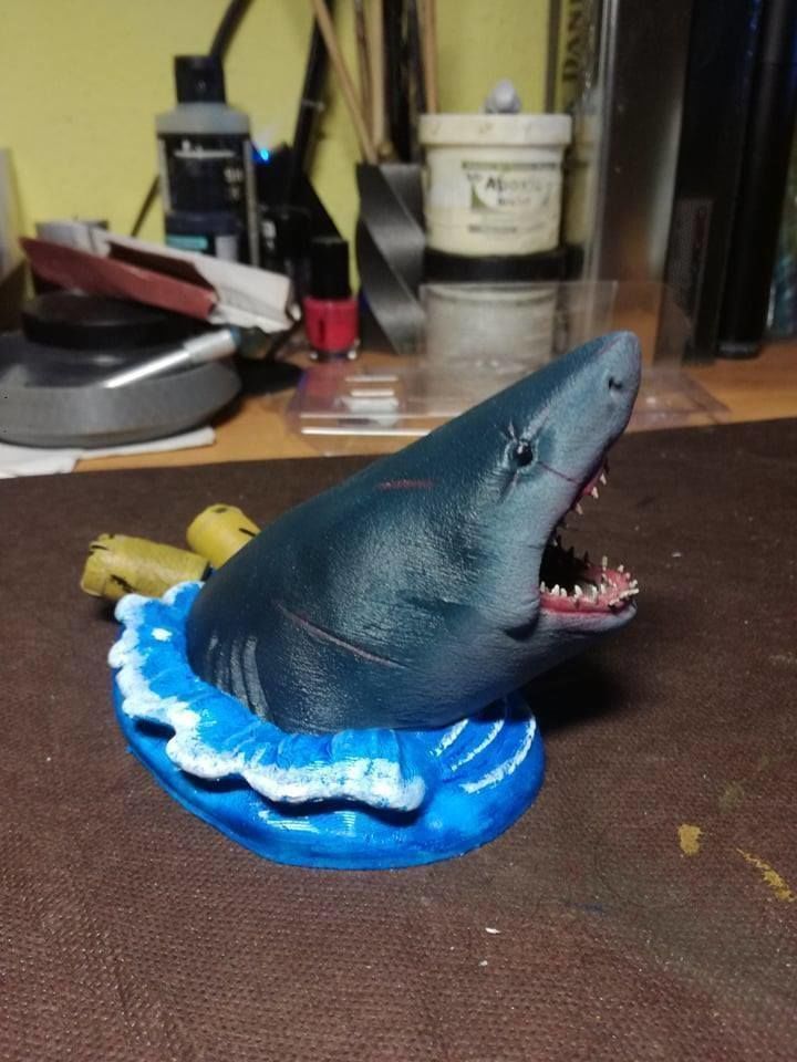 Jaws Bruce The Shark 3D model 3D printable | CGTrader