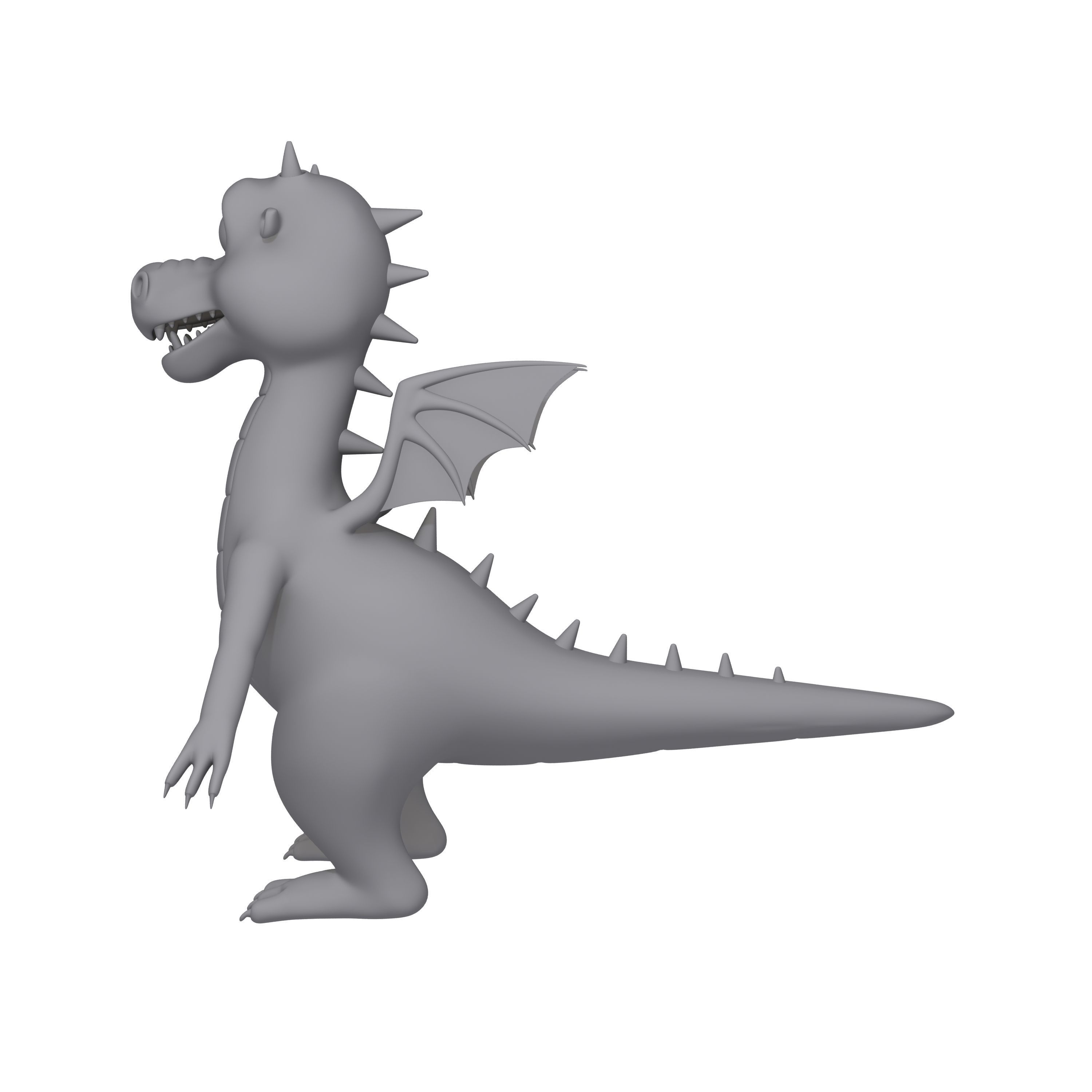 Dragon Cartoon 3D model | CGTrader