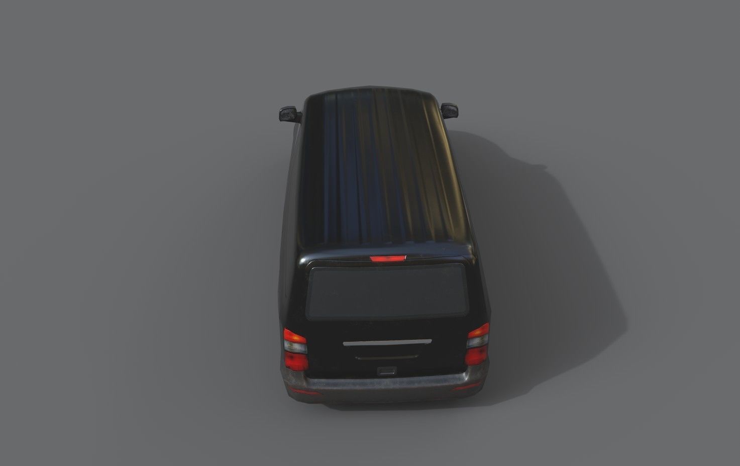 3D model Generic Minivan Black VR / AR / low-poly | CGTrader