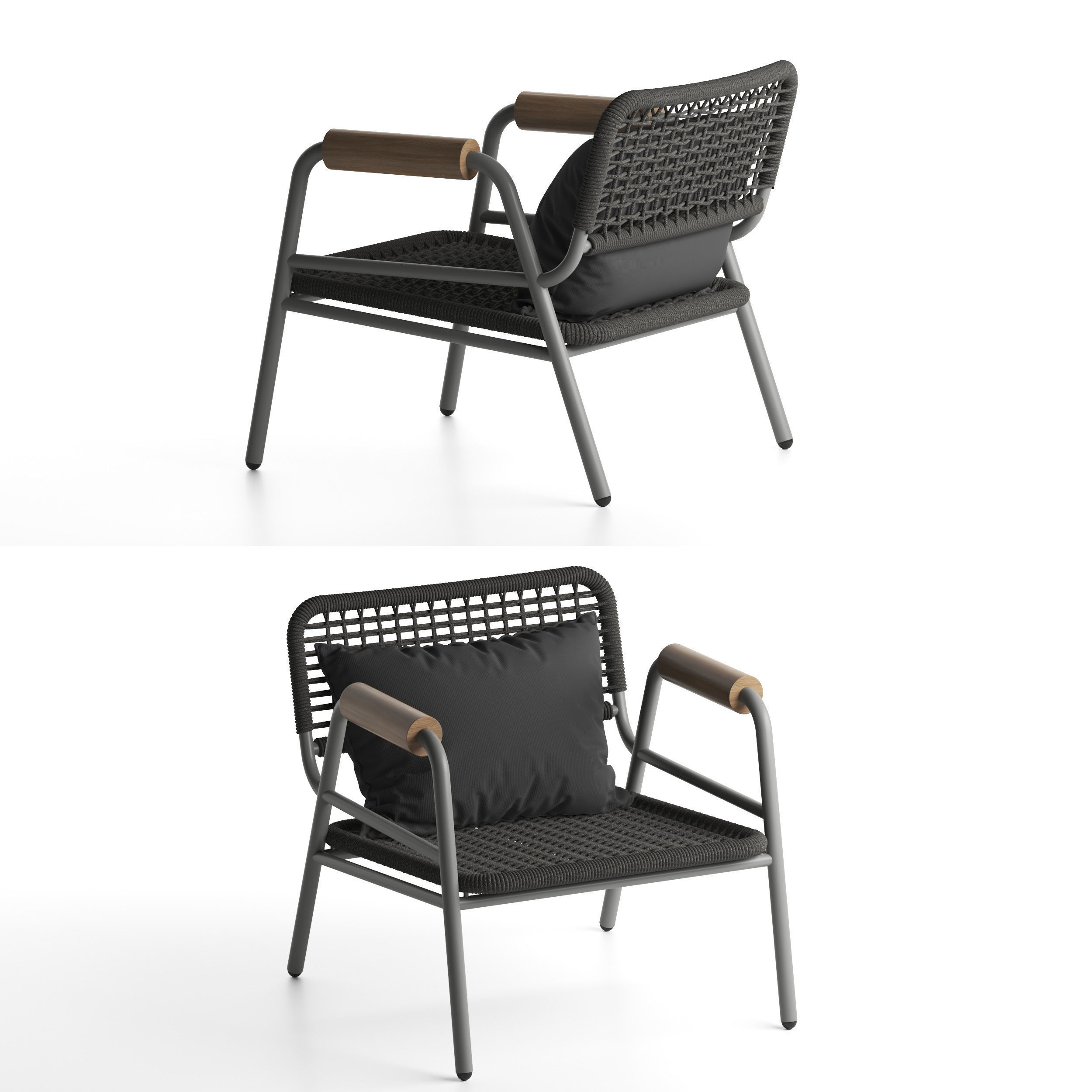 Meridiani Zoe Wood Open Air 3D model | CGTrader