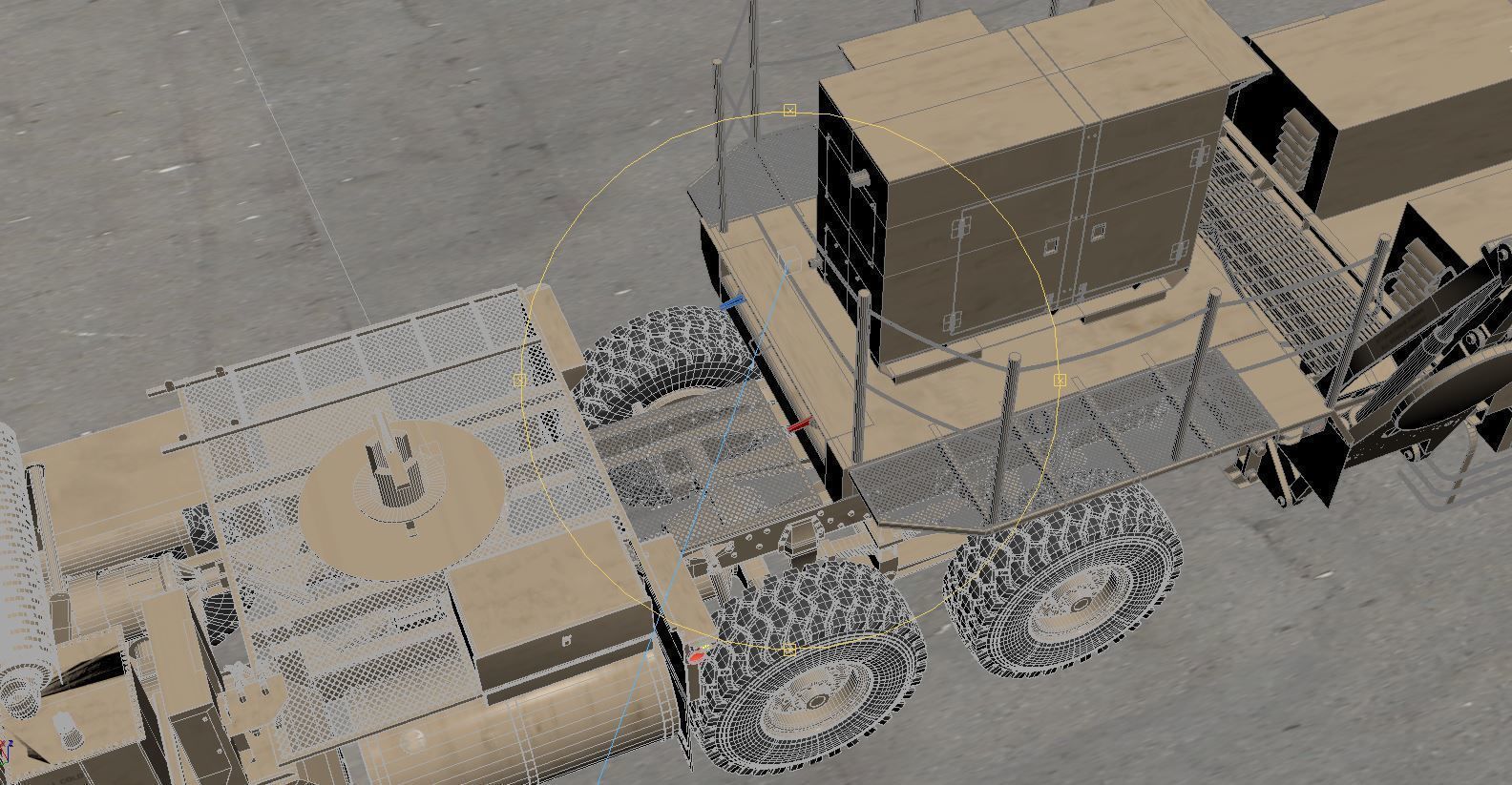 Patriot M901 Launching Station 3D model animated rigged | CGTrader