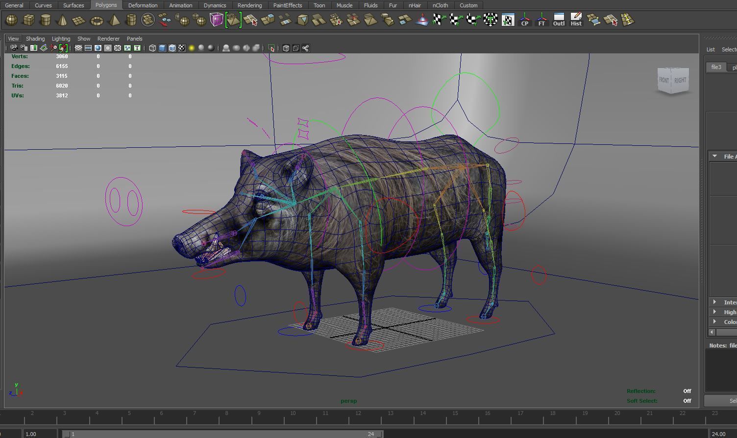 3D model 3D Boar Rigged 3D Models game ready VR / AR / low-poly rigged ...