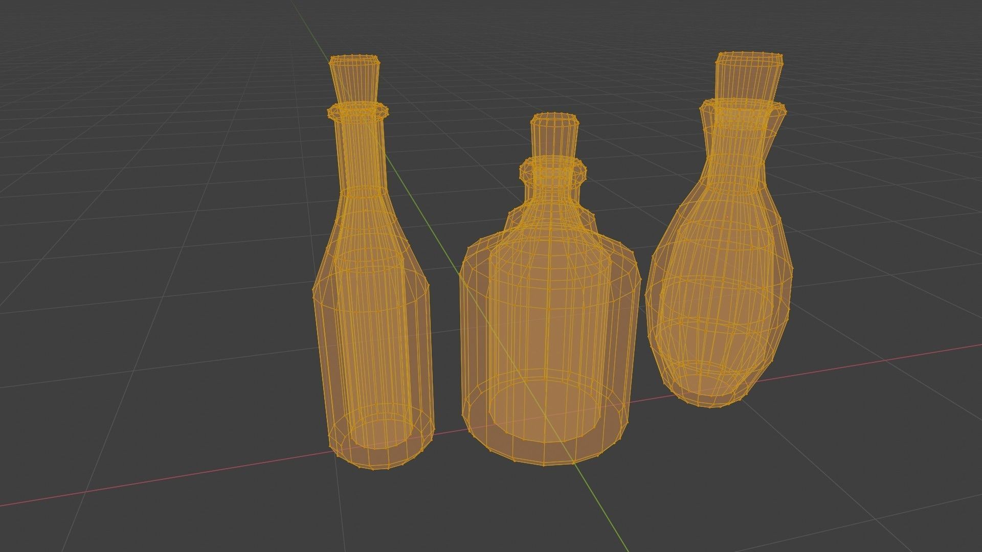 3D model Low poly potion bottle 4 VR / AR / low-poly | CGTrader