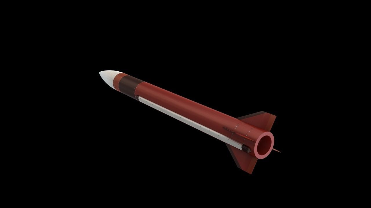 PAC-2 Missile 3D model | CGTrader
