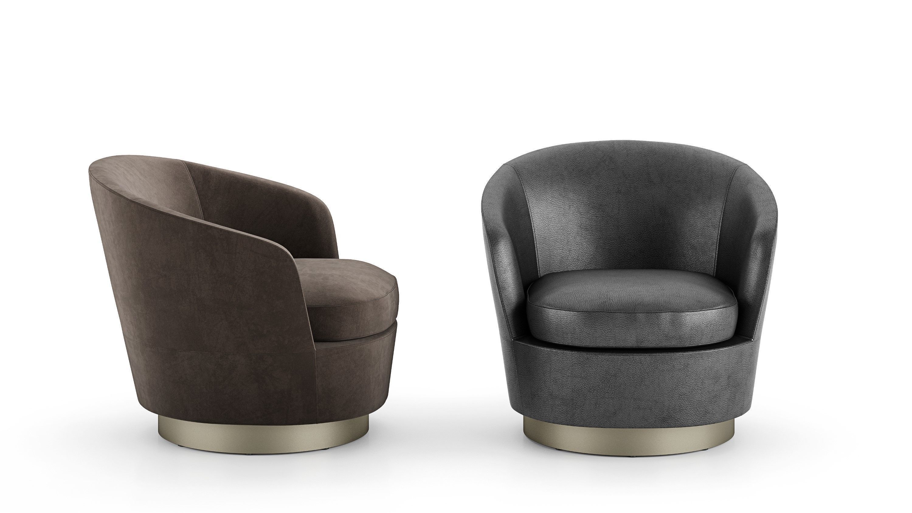 Minotti Jacques Armchairs 3D model | CGTrader