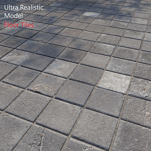 3D model Floor Tiles VR / AR / low-poly | CGTrader