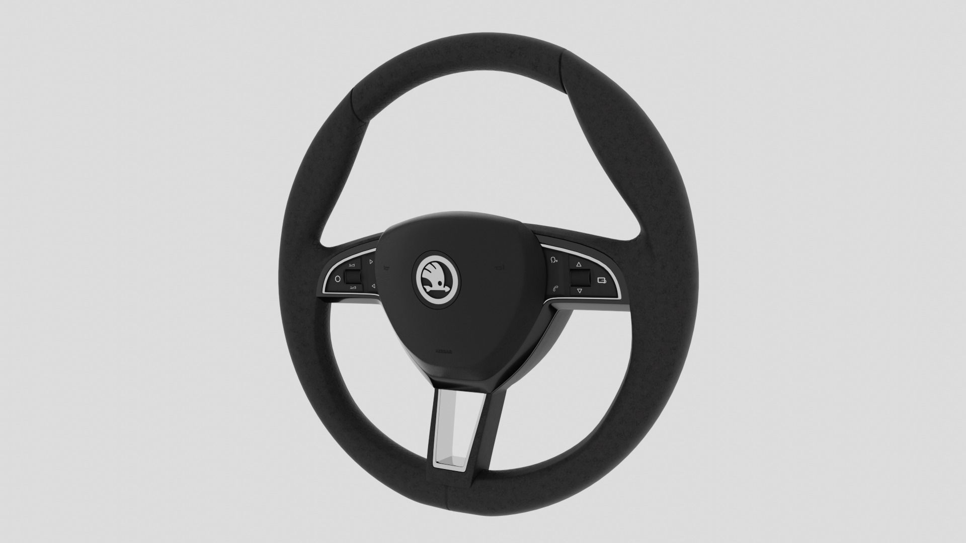 Skoda Steering Wheel 3D model | CGTrader
