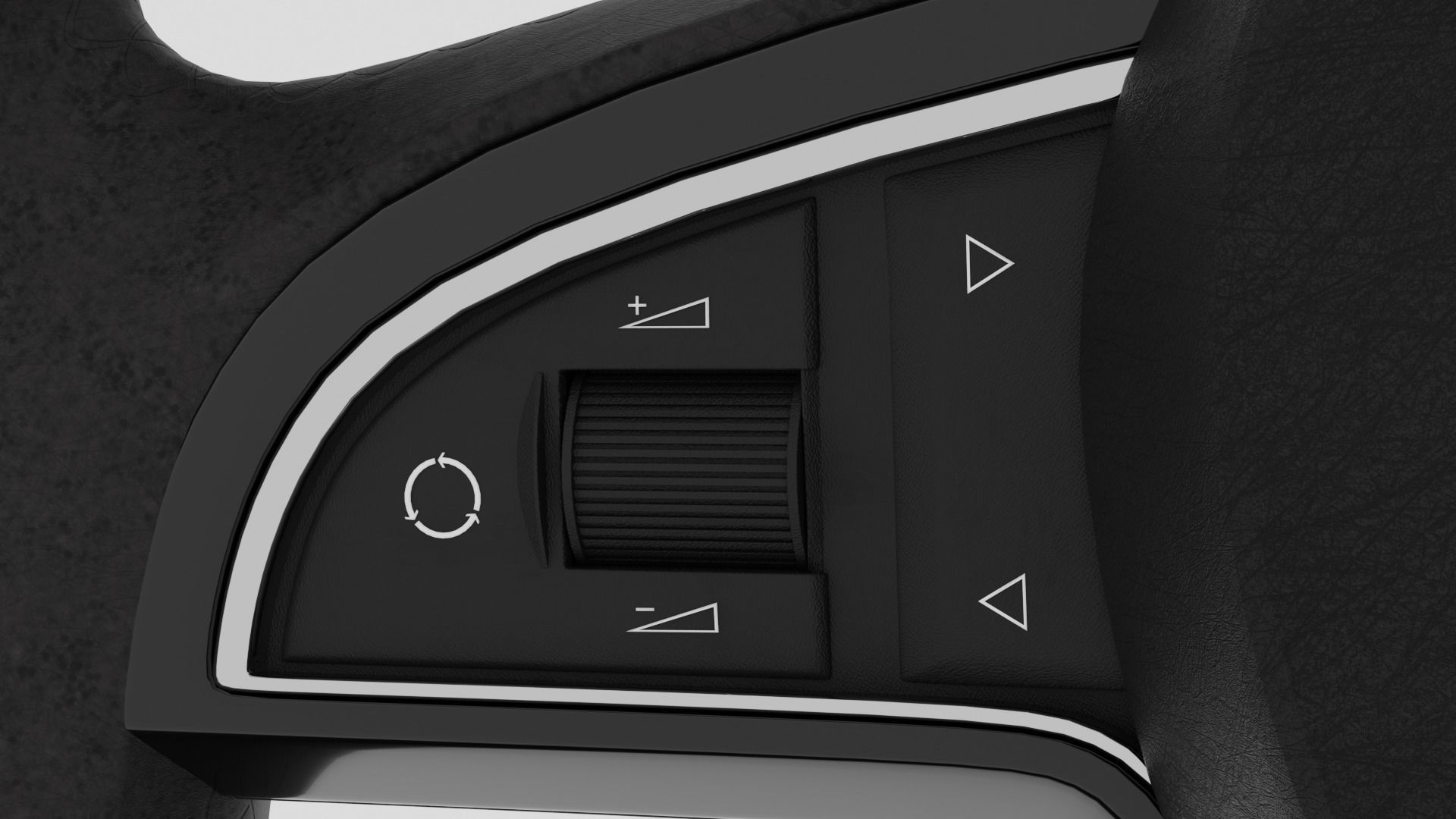 Skoda Steering Wheel 3D model | CGTrader