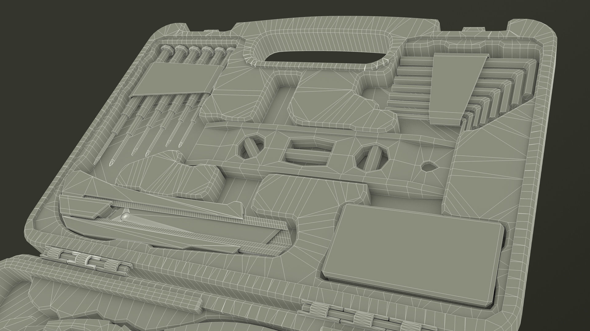 Low Poly Toolkit tool kit 3D model | CGTrader