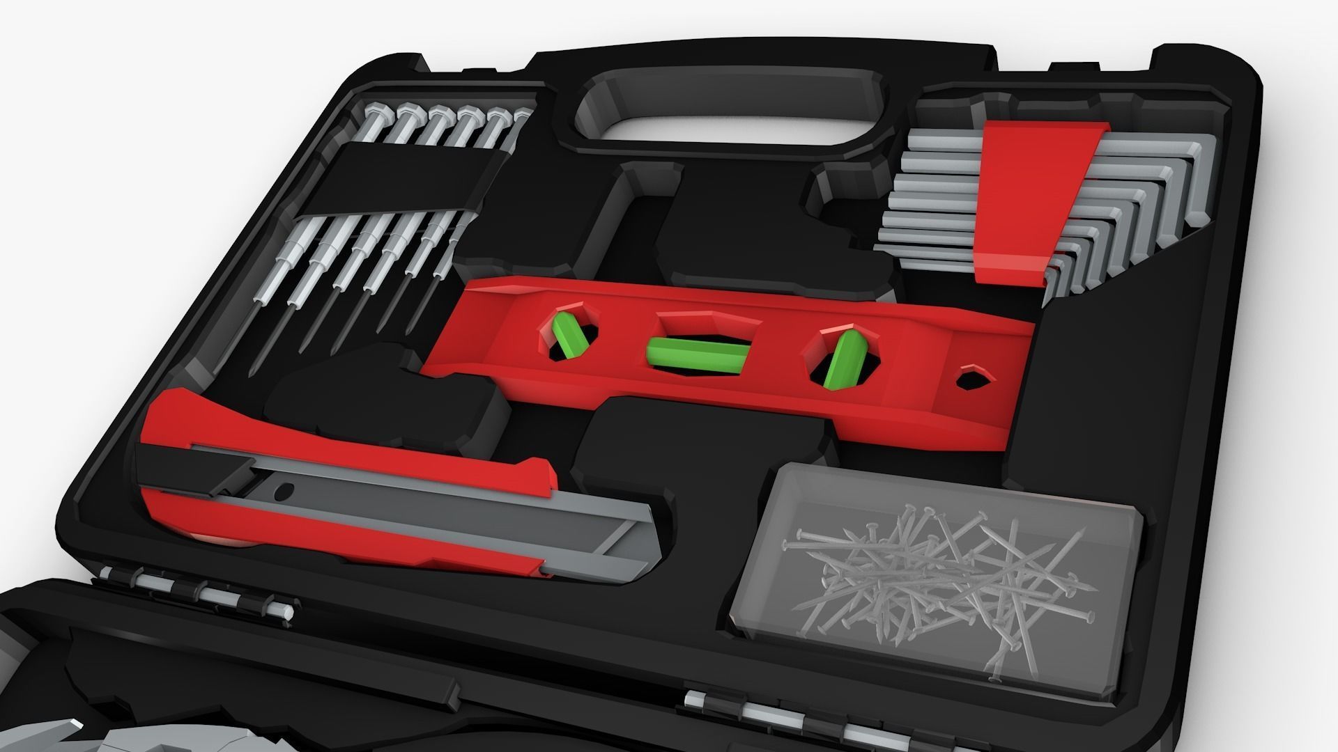 Low Poly Toolkit tool kit 3D model | CGTrader