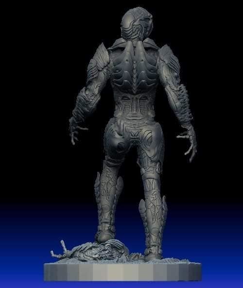 Lost in space robot posed and sliced 3D model | CGTrader