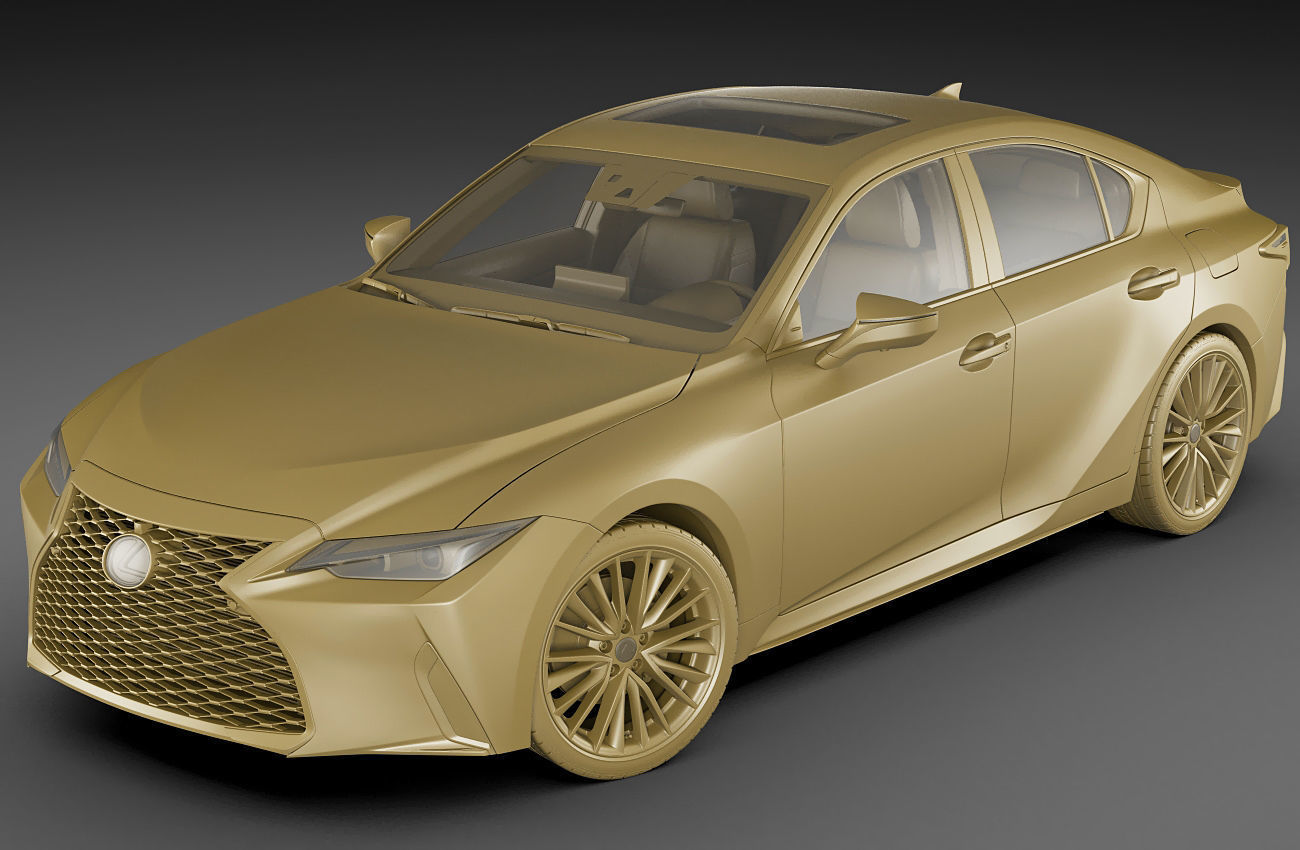 Lexus IS300 2021 3D model | CGTrader