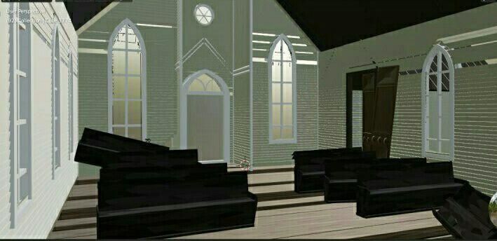 The American Style Church 3D model | CGTrader