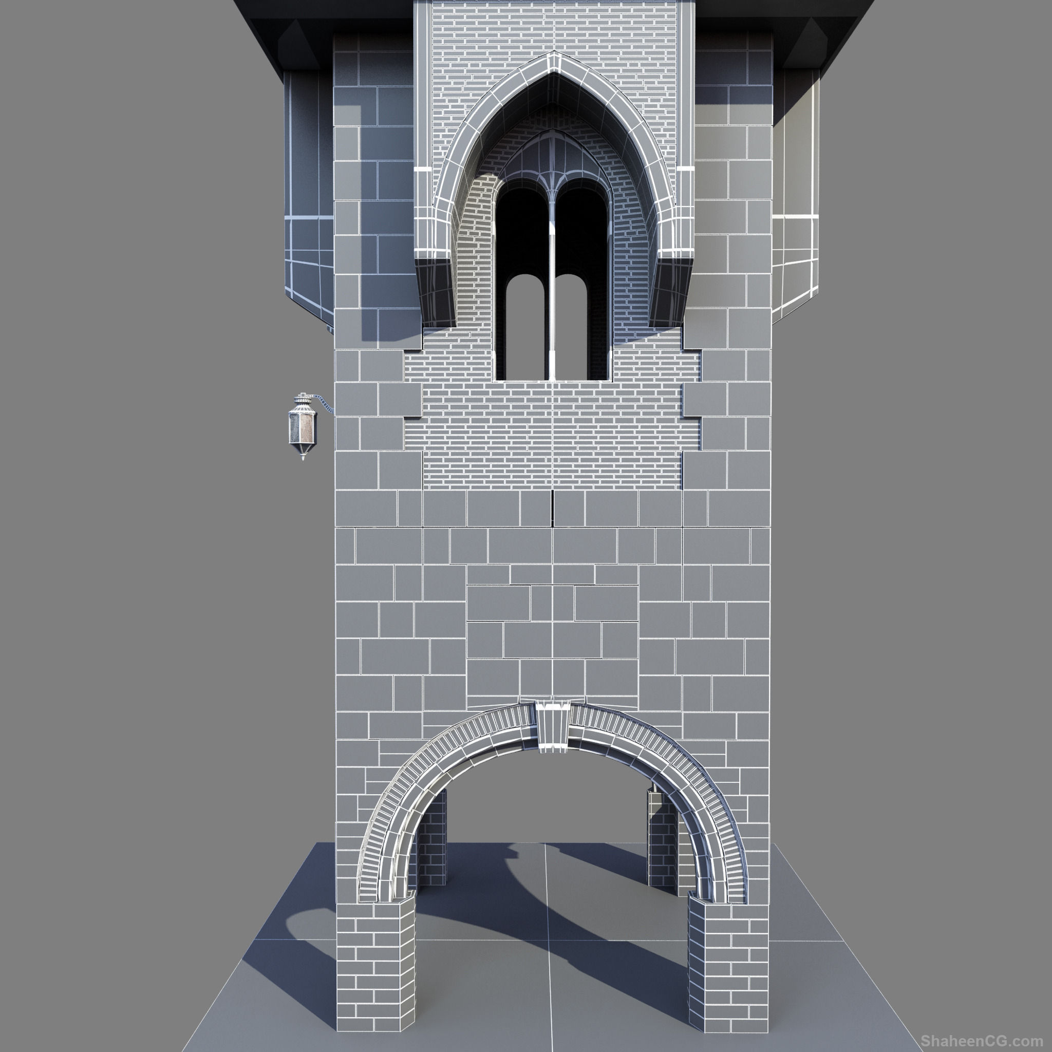 architecture Tower 3D model | CGTrader