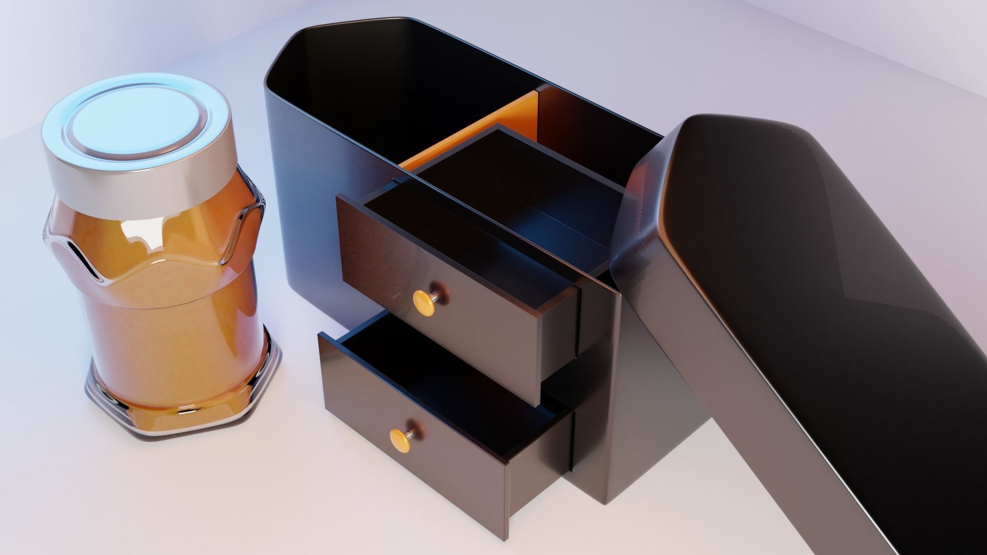 3D Honey Box | CGTrader