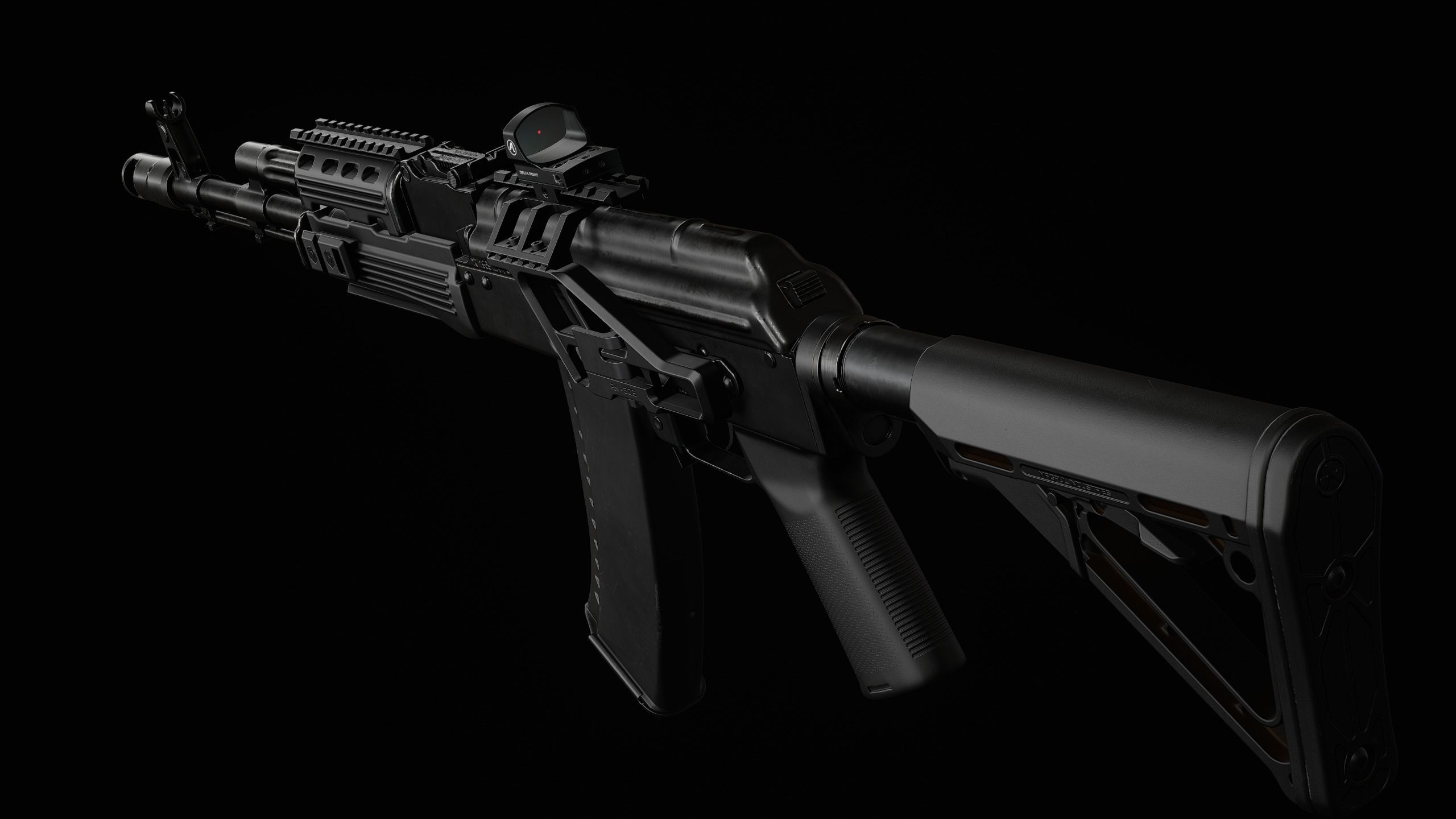 3D model AK 74 Tactical VR / AR / low-poly | CGTrader