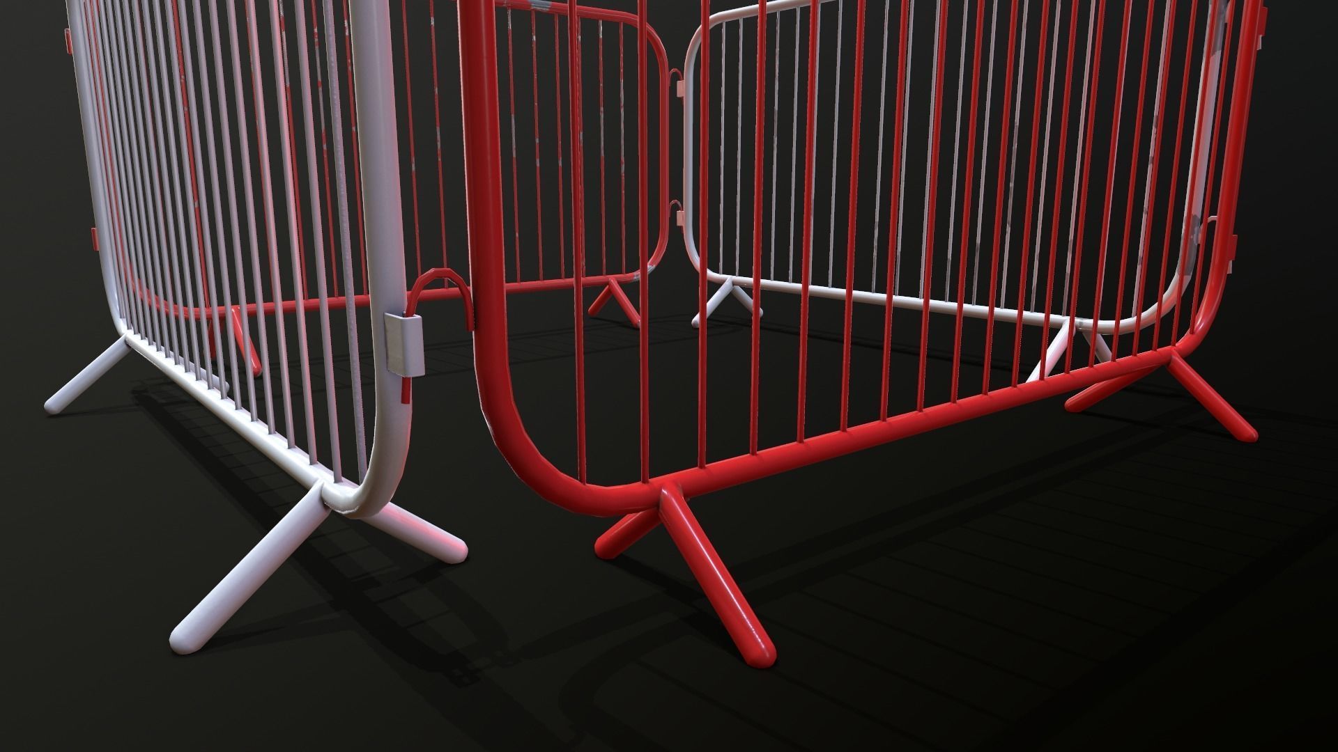 3D model Crowd Control Barrier Game-ready VR / AR / low-poly | CGTrader
