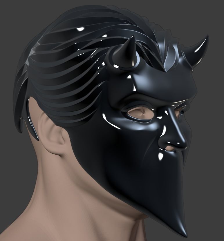 Nameless Ghoul Mask 3D print model 3D model 3D printable | CGTrader