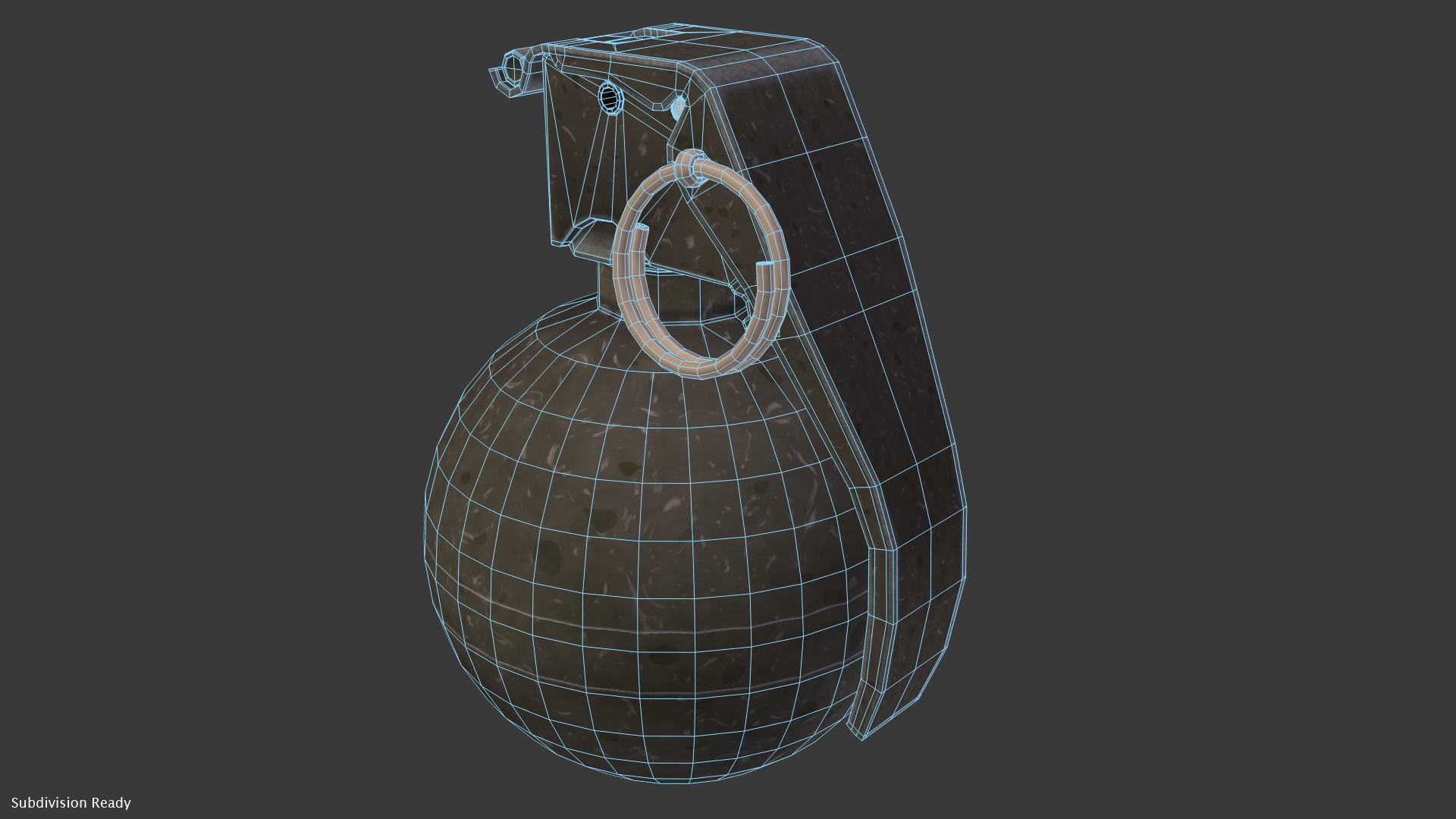 3D model Hand Grenade M67 VR / AR / low-poly | CGTrader