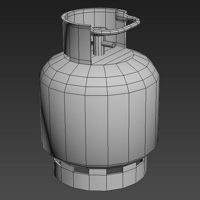 3D model Propane tank VR / AR / low-poly | CGTrader