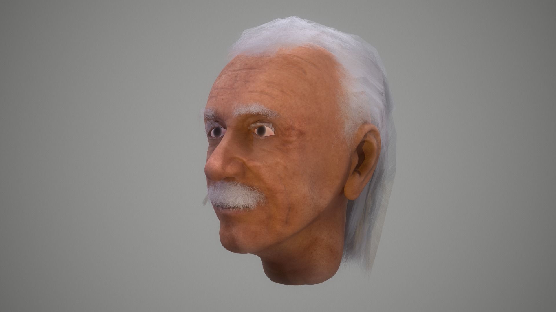 3D model Einstein Head VR / AR / low-poly | CGTrader