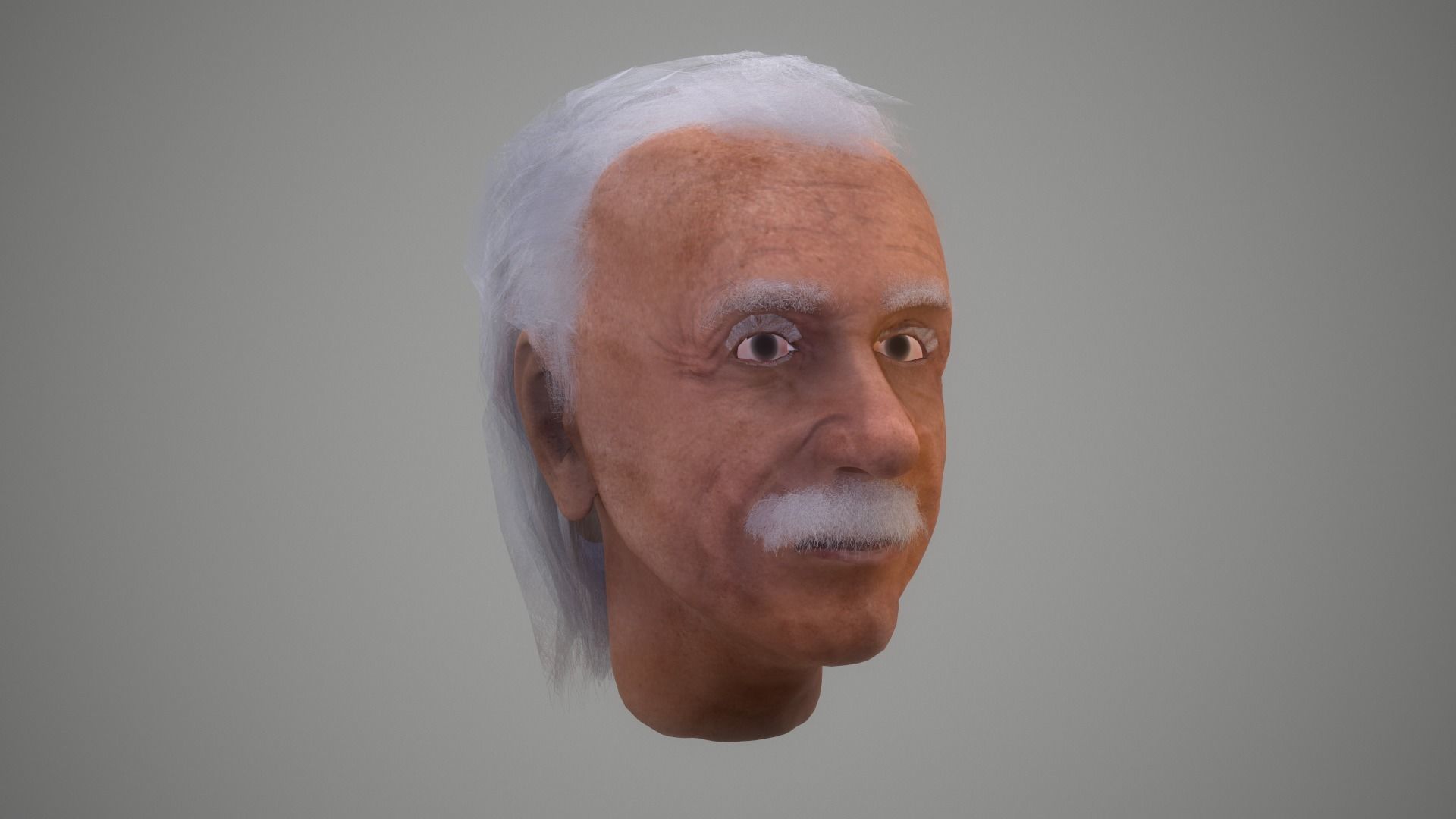 3D model Einstein Head VR / AR / low-poly | CGTrader