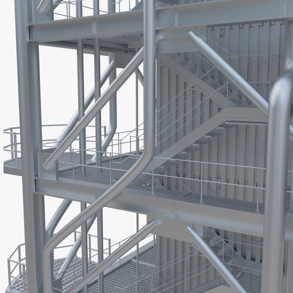 3D model Rocket Launch Tower VR / AR / low-poly | CGTrader