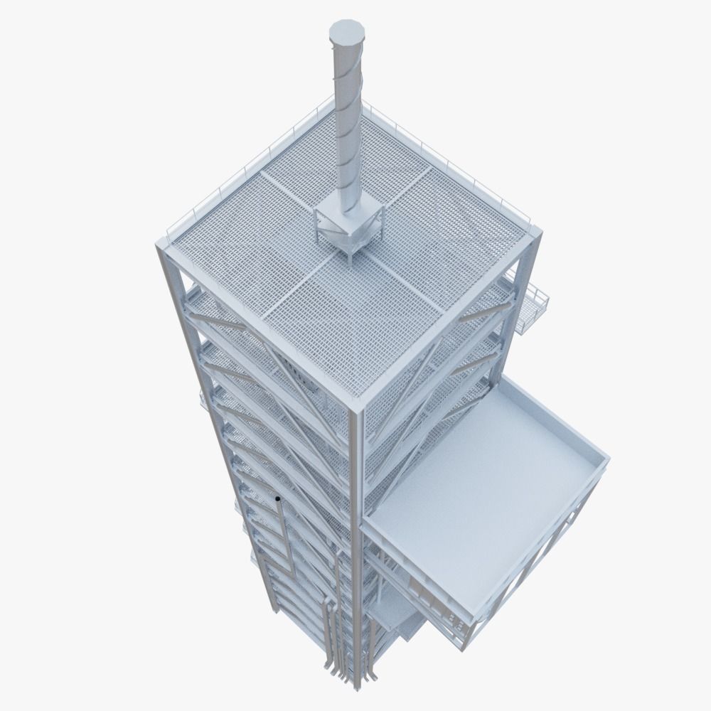 3D model Rocket Launch Tower VR / AR / low-poly | CGTrader