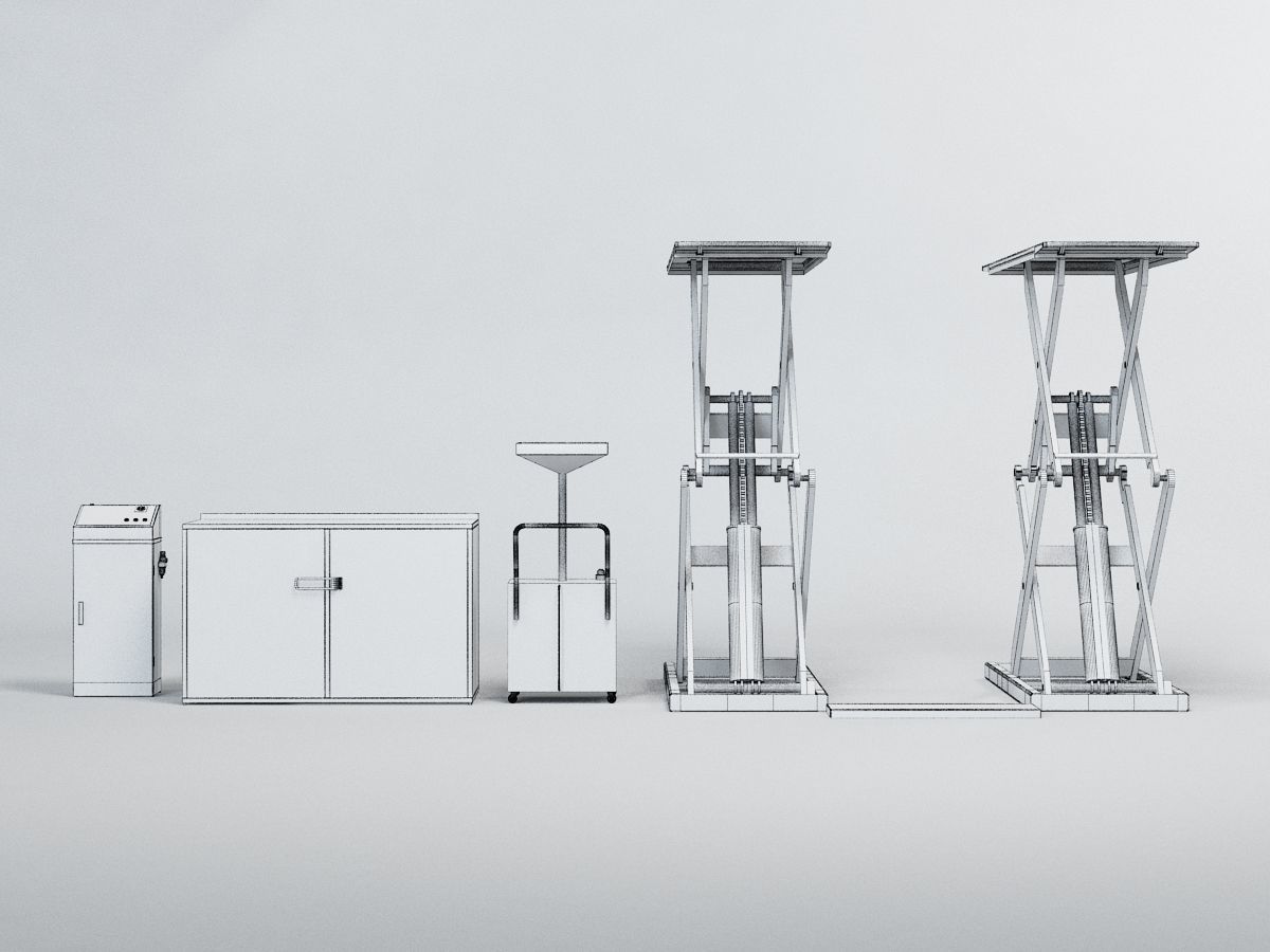 Repair Shop Props 3D model | CGTrader