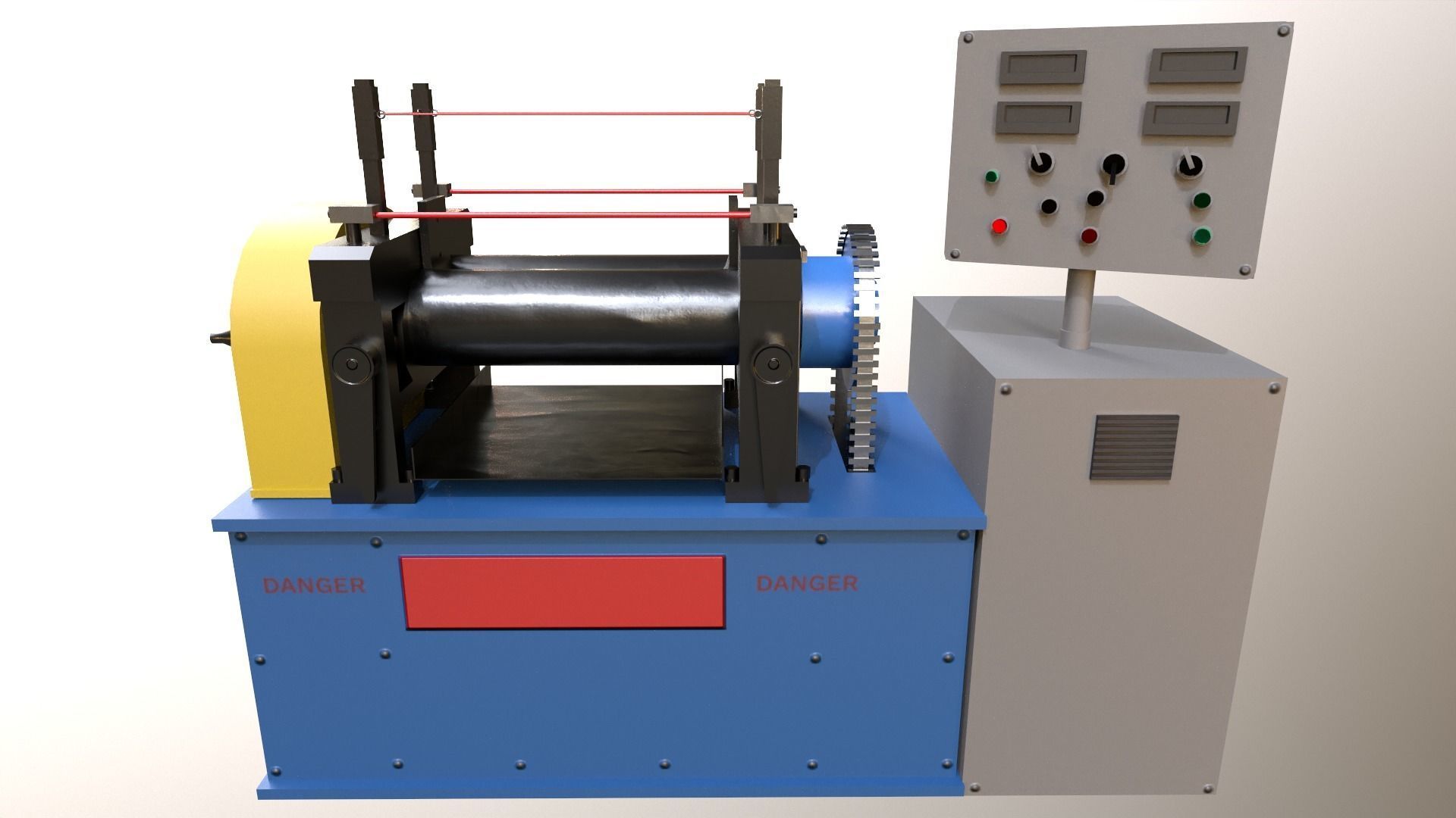 3D model Roll Mill VR / AR / low-poly | CGTrader