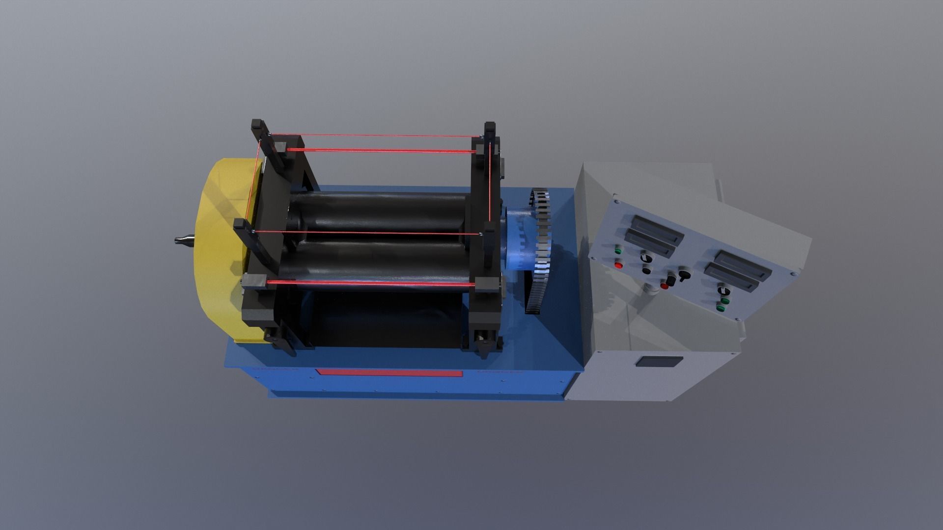 3D model Roll Mill VR / AR / low-poly | CGTrader