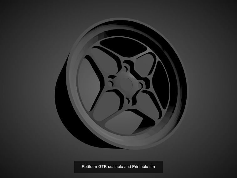 Rotiform scalable and Printable rims 3D Model Collection | CGTrader