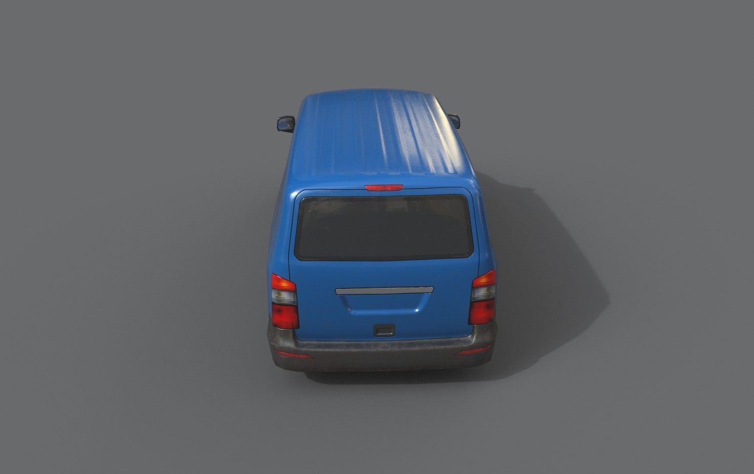 3D model Generic Minivan Blue VR / AR / low-poly | CGTrader