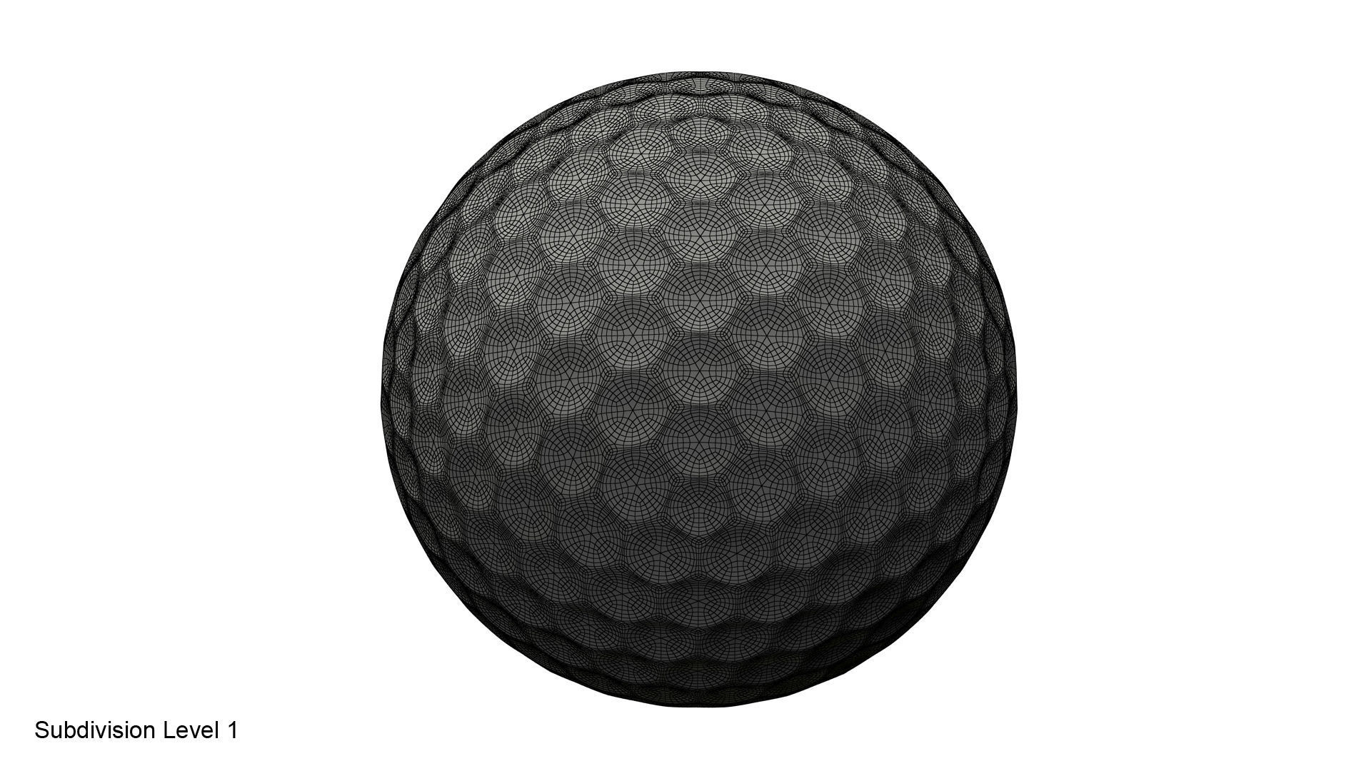 Golf ball 3D model | CGTrader