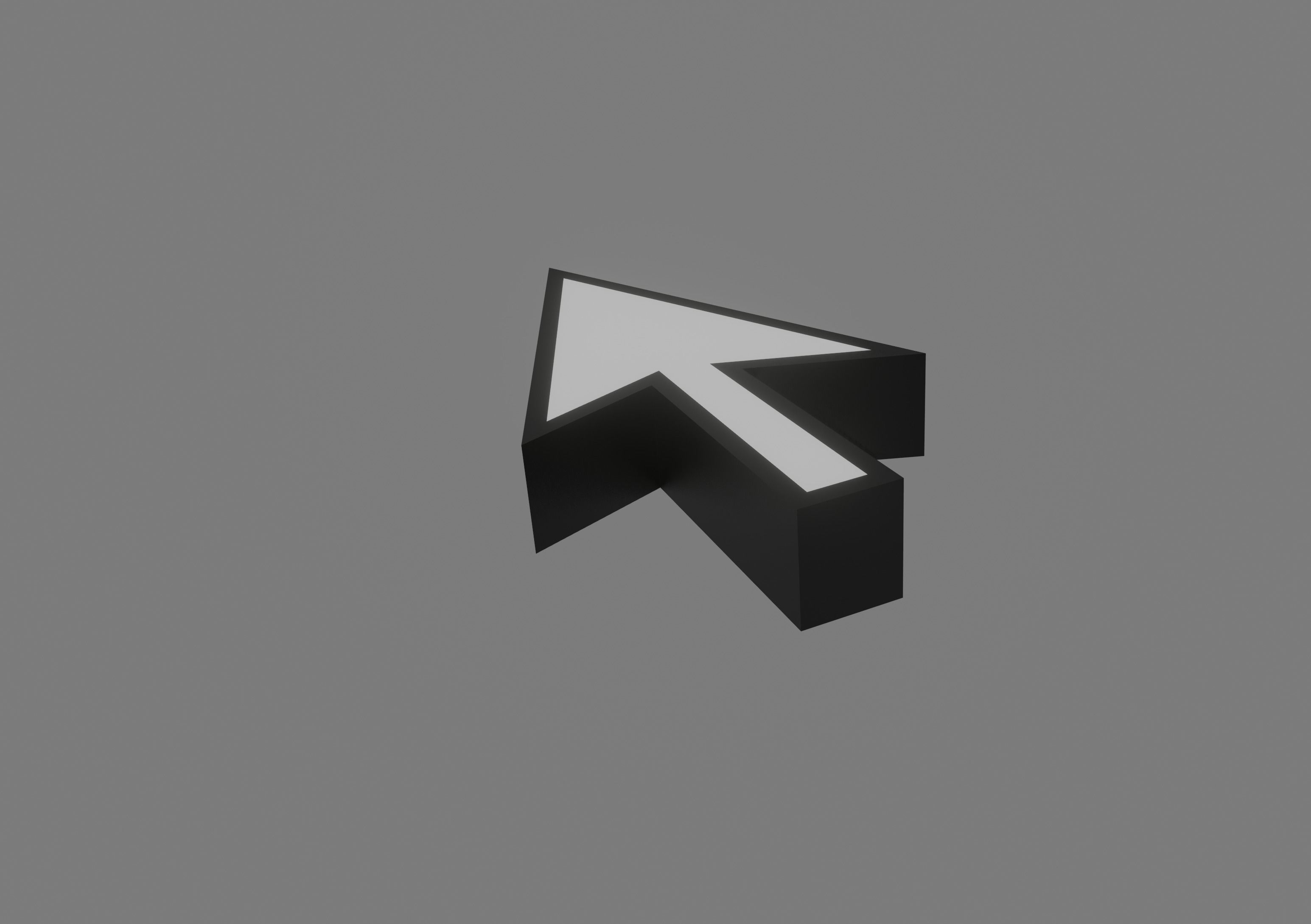 3D model Cursor Icon VR / AR / low-poly | CGTrader
