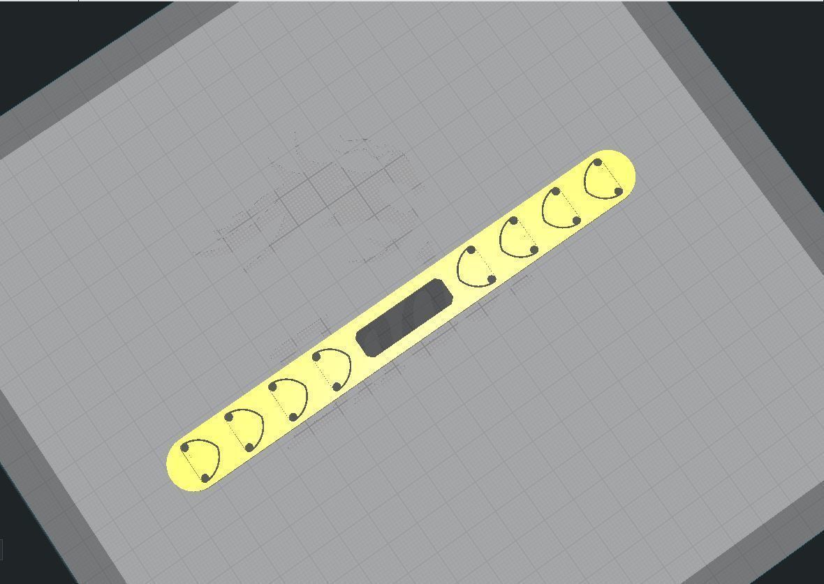 Mask Strap 3D model 3D printable | CGTrader