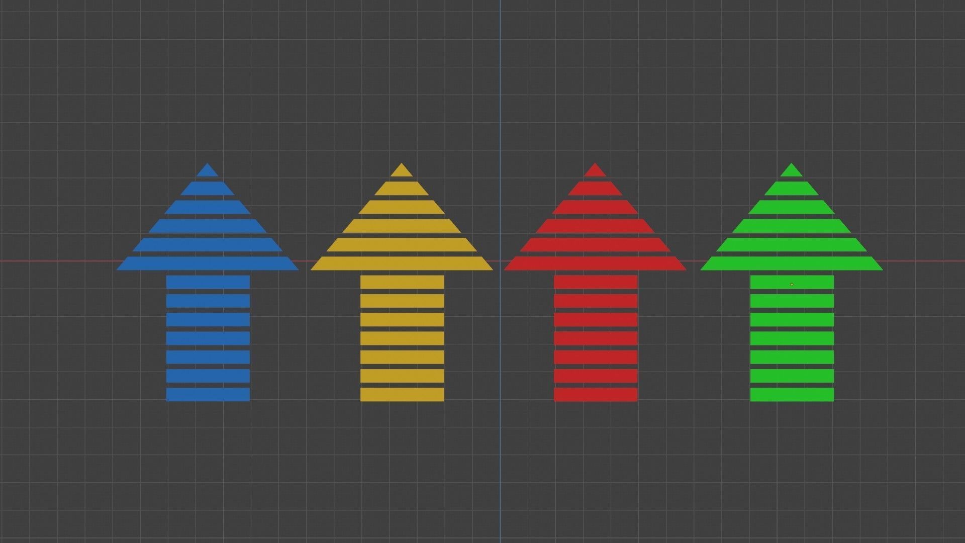 3D model Low poly arrow 51 VR / AR / low-poly | CGTrader