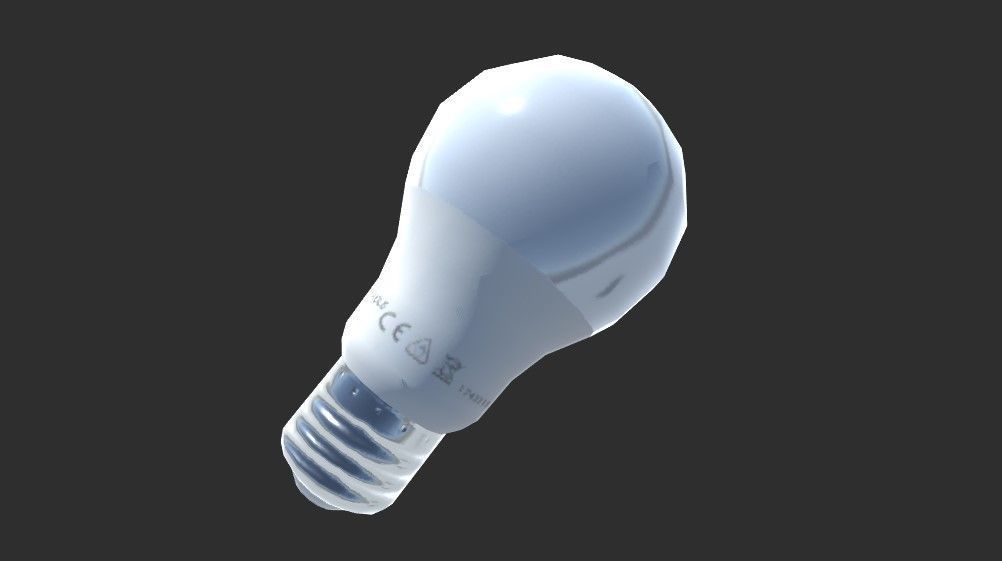 LED lightbulb free VR / AR / low-poly 3D model | CGTrader