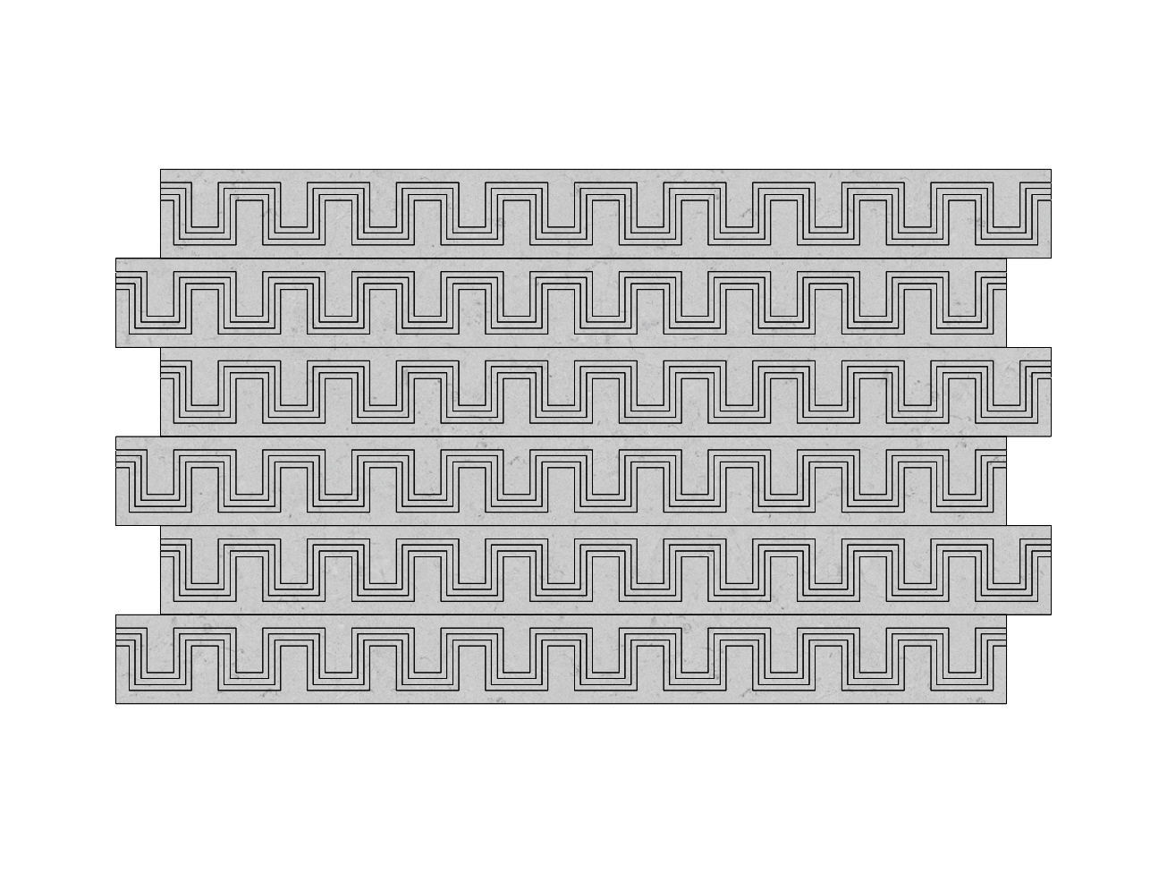 Greek key frieze panels for plaster and wood working 3D model 3D ...