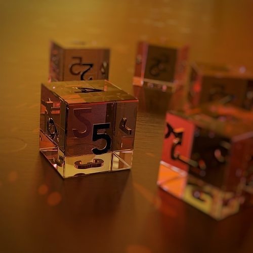 DnD Dice D6 3D model | CGTrader