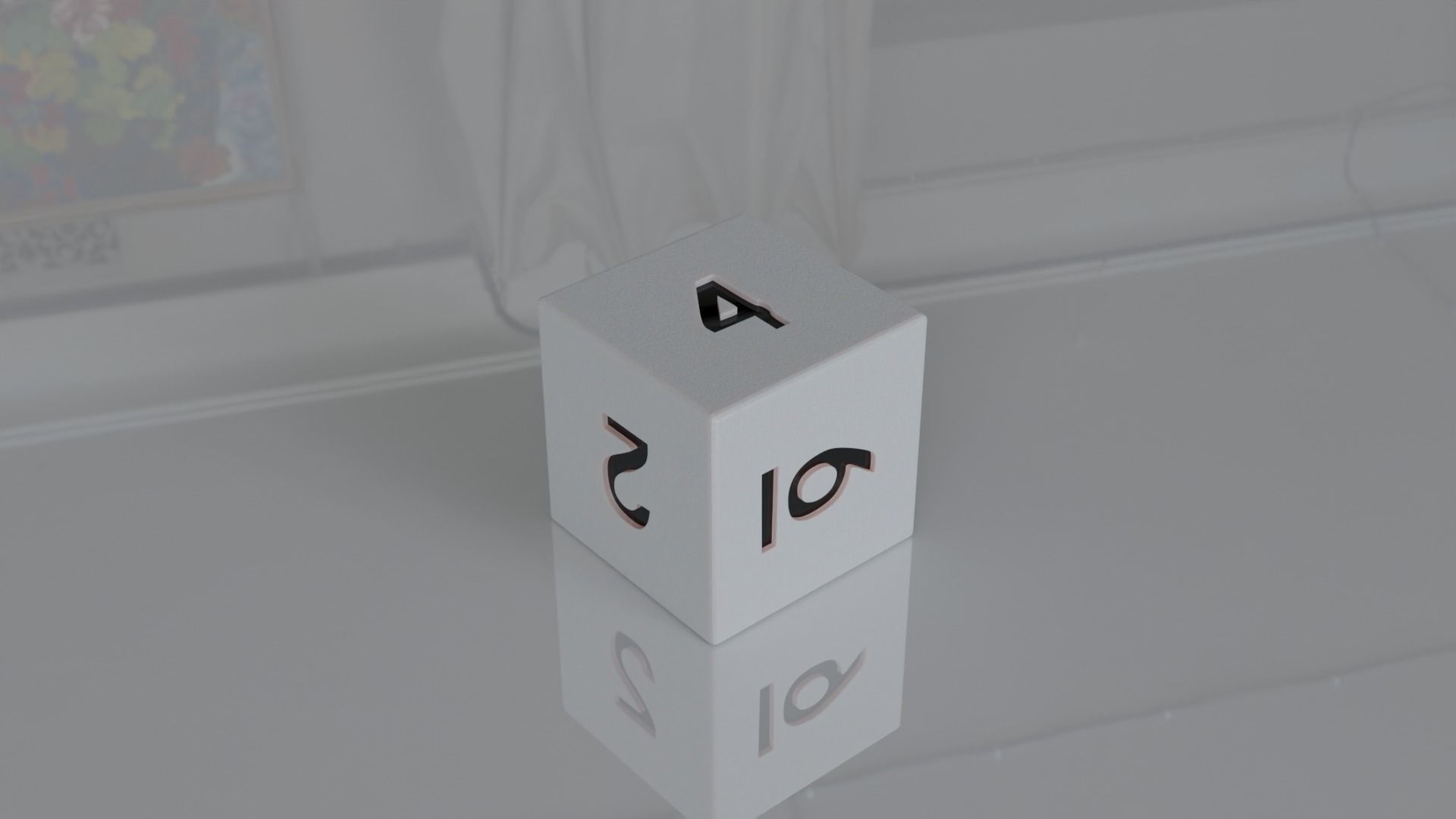 DnD Dice D6 3D model | CGTrader